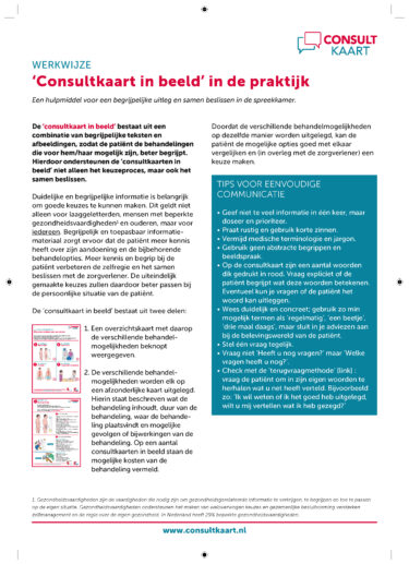 Handleiding Keuzekaart in beeld - Pharos