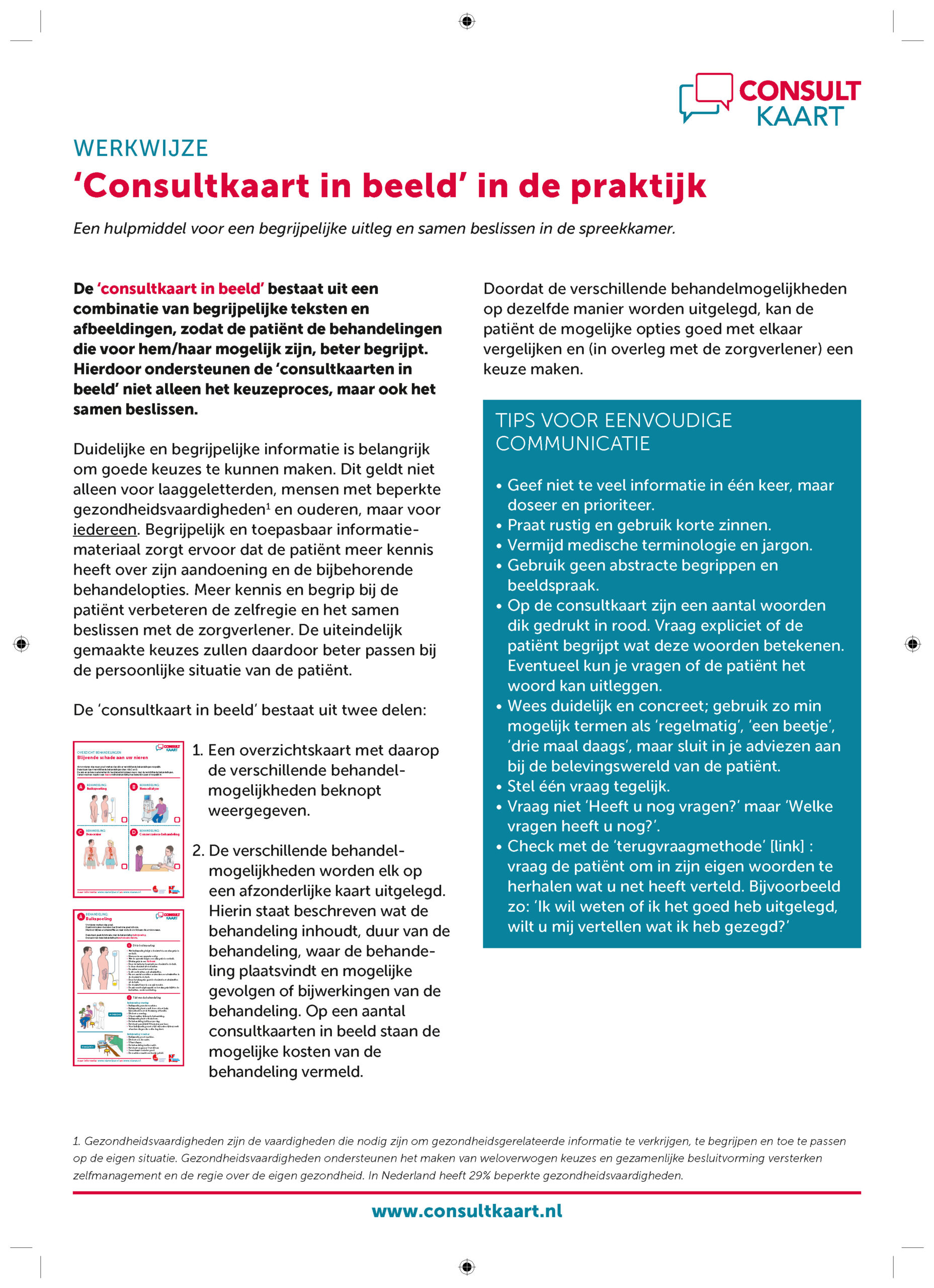 Handleiding Keuzekaart in beeld - Pharos