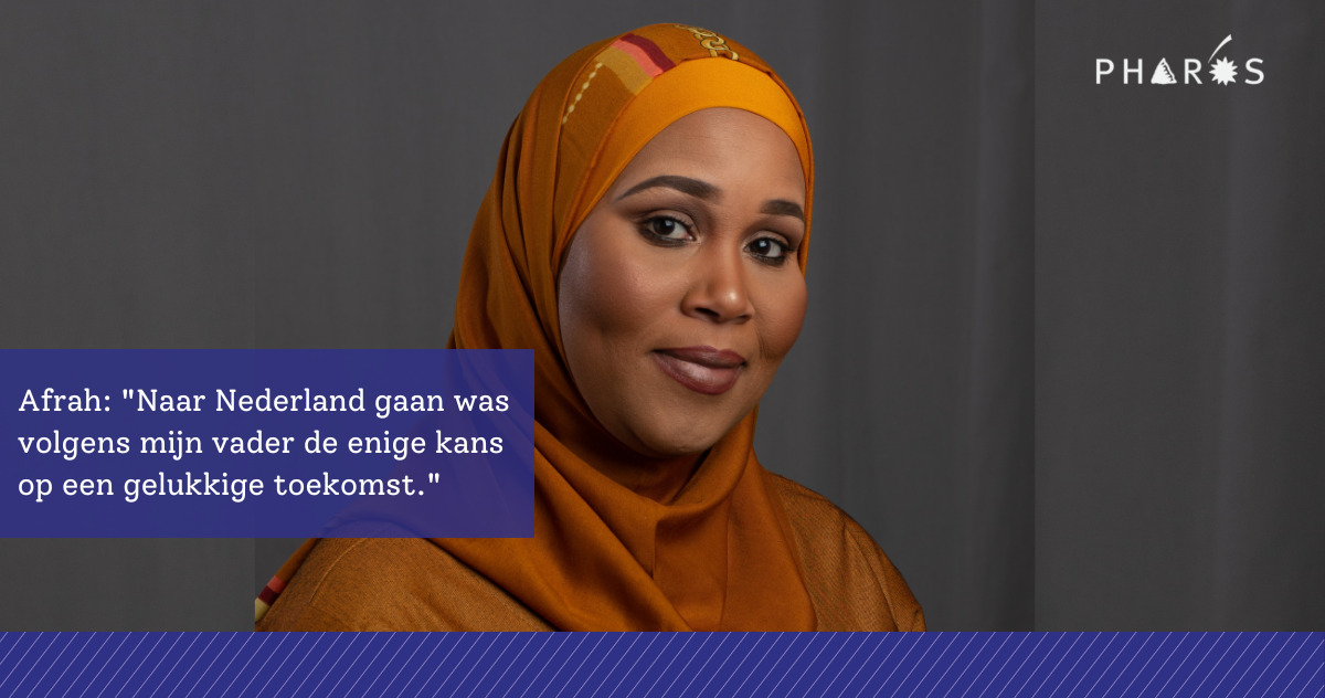 Afrah vluchtte als kind in haar eentje naar Nederland