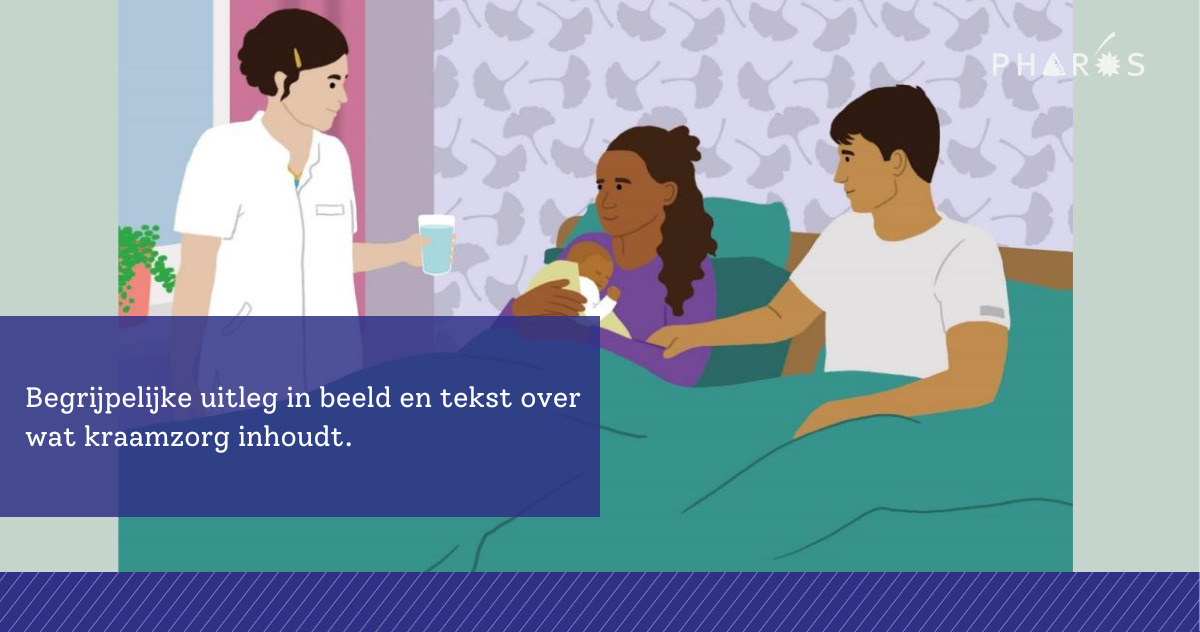 Beeldverhaal: Miriam en Raf krijgen kraamzorg - Pharos